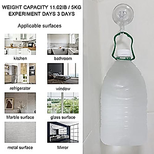 Starkitchen Suction Cup Hooks, 4Pack Punch-Avoided Suction Cup Hooks for Shower, Bathroom, Kitchen, Glass Door, Mirror,Waterproof Moisture-Proof & Powerful