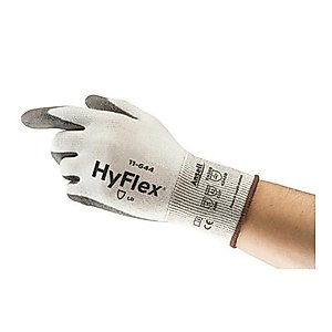 Ansell Healthcare 111674 Series 11-644 Polyurethane Light Duty Gray Glove, 13 Gauge, Size 7 (Pack of 144)