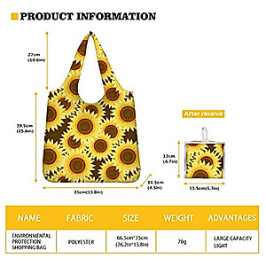 WELLFLYHOM Reusable Grocery Bags Foldable Washable Reusable Heavy Duty Cute Dog Paw Print Shopping Tote Bag with Pouch Shopper Beach Carrying Bag for Women Teens