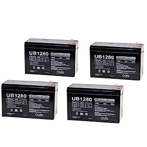Universal Battery UB1280 Battery - 4 Pack