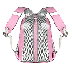 Custom 13 Inch Schoolbag TurnRed Anime Reflective Stripe Pink Girls Backpack