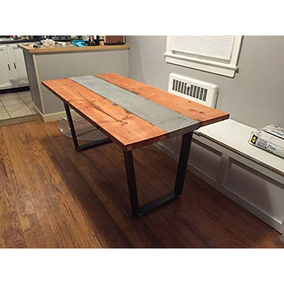 Metal Table Legs, Tapered Style - Any Size and Color