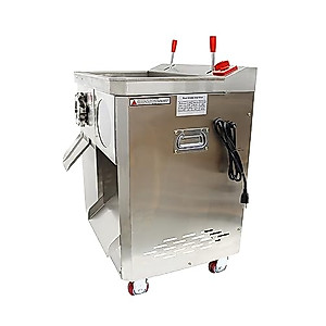 LGXEnzhuo Mincing and Cutting Dual-purpose Meat Cutter with 4mm Stainless Steel Blade and 2 Meat Grinder Tool Double-clutch Switch 110V 2200W