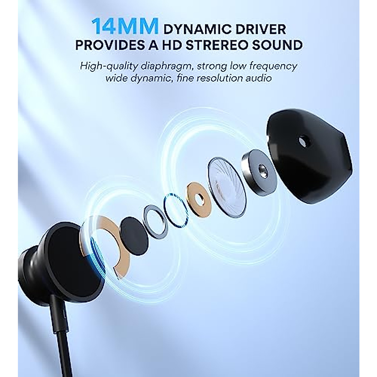 MAONO MH601 Monitor Headphone with WH30 Wireless BT Neckband Headphone for Live Streaming,Podcasting,Music