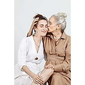 MAMA Earrings Cute MAMA Letter Beaded Dangling Earrings Hypoallergenic Long Statement Rhinestone Dangle Earrings Jewelry Fun Mother’s Day Gift for Mom Grandmother