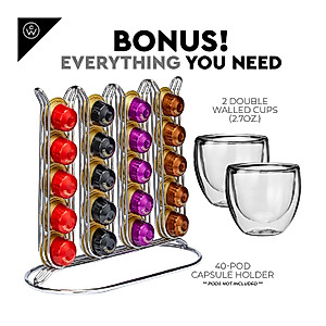 ChefWave Milkmade Non-Dairy Milk Maker with Kava Espresso Machine (Black)