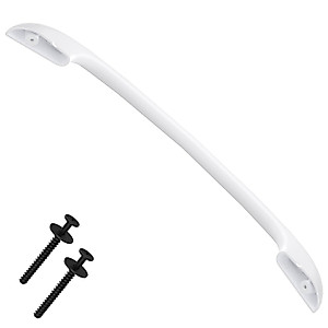 Upgraded 316443601 Oven Door Handle Replacement Compatible with Frigidaire Kenmore Electrolux Electric Range Oven Stove Come with 2 Pack 316433300 Range Oven Door Handle Screws