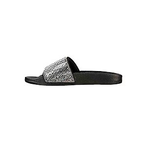 Skechers Women's Shower Slide Sandal, Black, 7