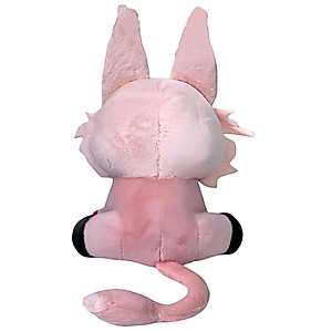 Wrohasil Hazbin Hotel Plush Husk, 9.8 Inch Hazbin Hotel Plush Angel Meow Dolls Pillow, Helluva Boss Plushies Figure Gifts for Boys Girls Birthday (Angel Meow)