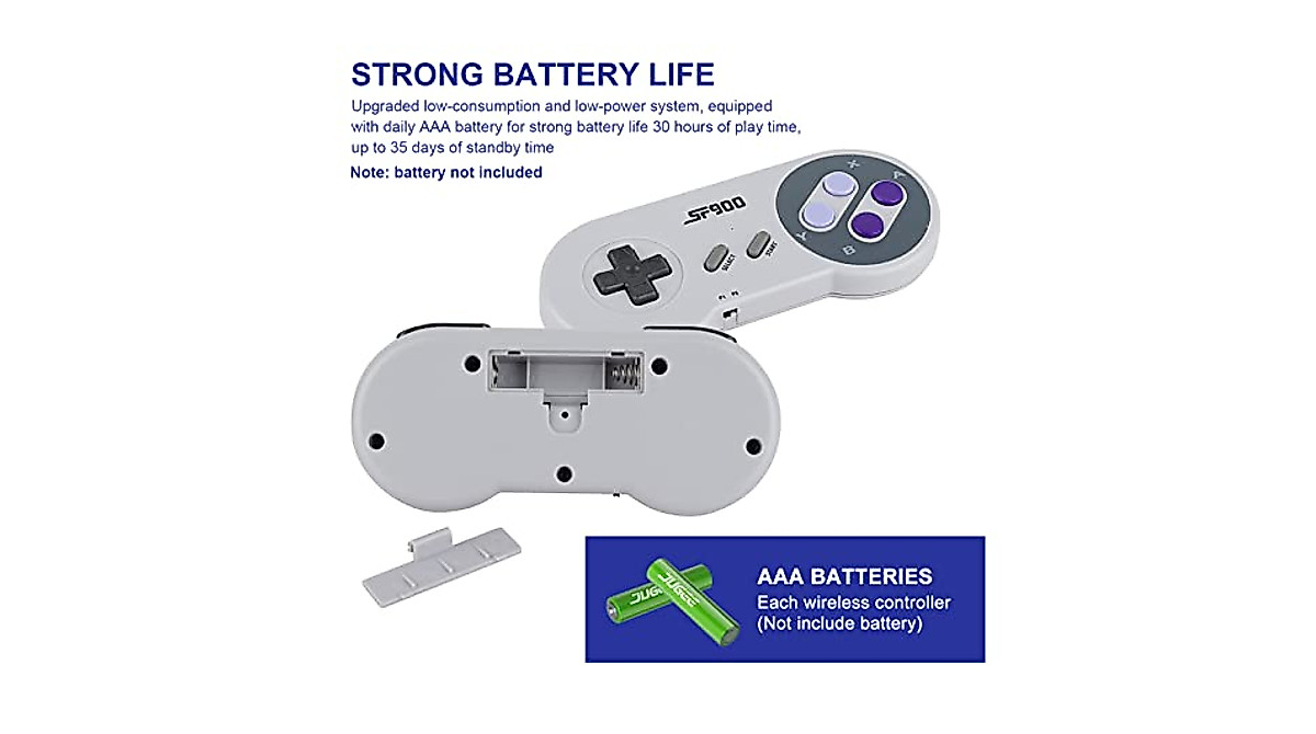 SF900 Wireless Retro Game Console - 2000 Games Included