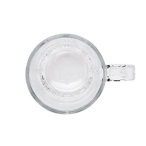 G.E.T. Shatter-Resistant Plastic Beer Mug/Stein, 10 Ounce, BPA Free, 0082-1-SAN-CL-EC (Set of 4) , C/lear