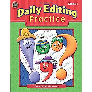 Daily Editing Practice, Grade 1: Grade 1