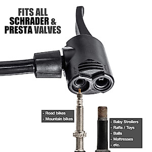 Stroller Tire Pump & Tube Replacement for BOB Jogging Strollers (BOB Revolution Flex, Pro Se, Strides, Duallie Joggers)