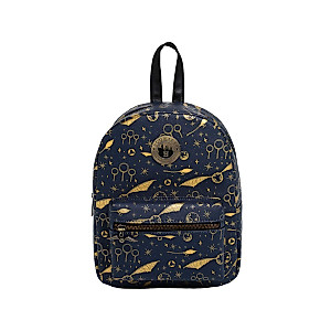 Hot Topic Exclusive: Harry Potter Navy & Gold Quidditch Mini Backpack - Officially Licensed for Wizards, Exclusive to Hot Topic!