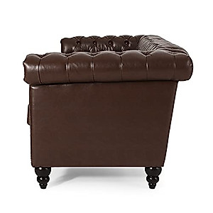 Christopher Knight Home Parkhurst Sofas, Dark Brown