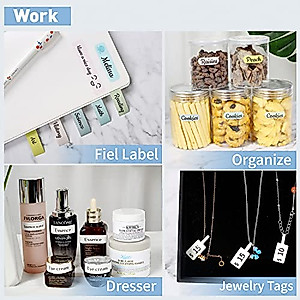 LMASBLTER D11 Label Maker Small Label Printer Handheld Portable Bluetooth Label Maker Machine with Tape,Mini Bulk Printer for Small Business Home Office Compatible iOS Android USB Rechargeable-White