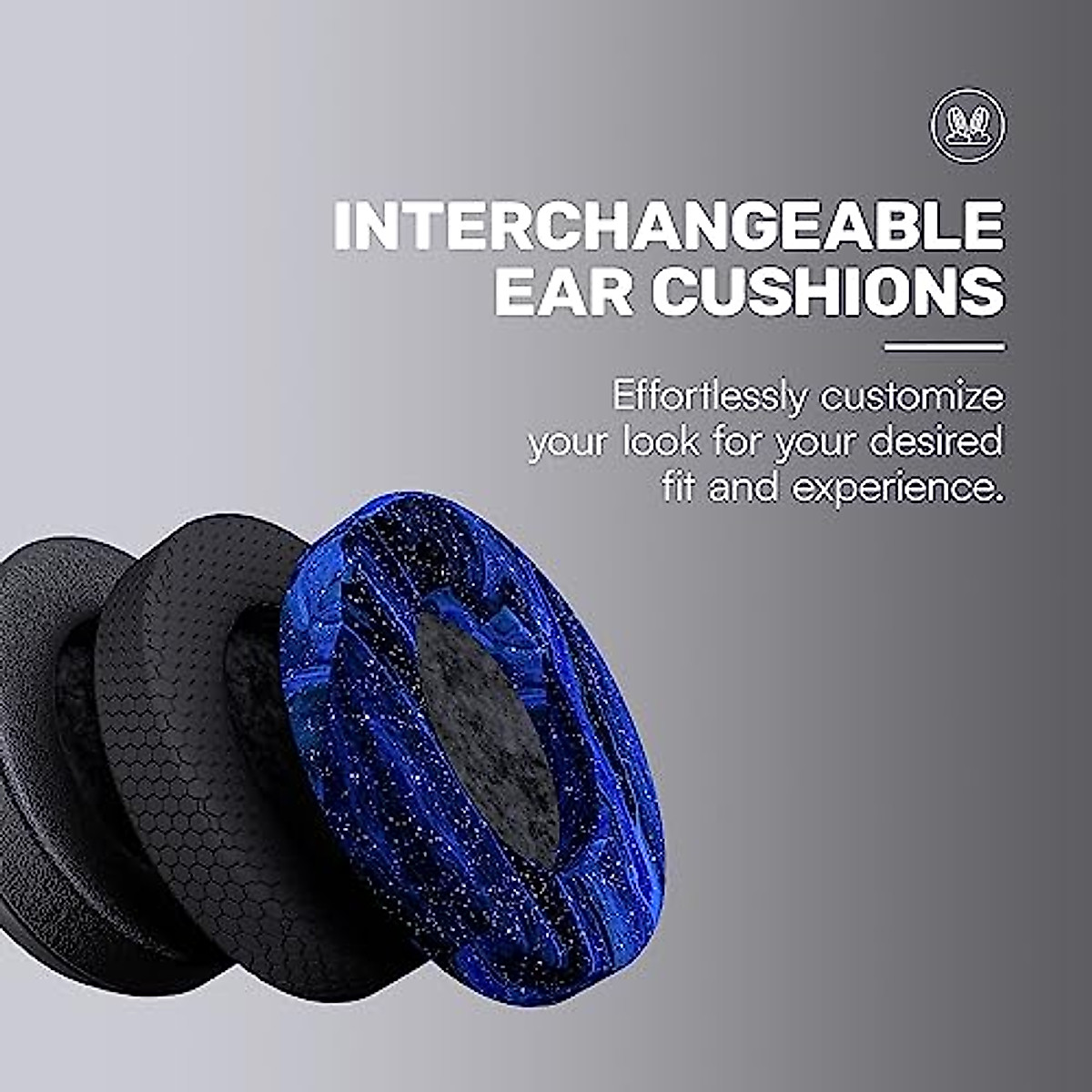 Raycon Fitness Headphones - Wireless Over-Ear-Headphones with 45 Hours of Battery, Active Noise Cancellation, Awareness Mode, 3 Quick Swap Ear Cushions, IPX4 Water Resistance (Black)