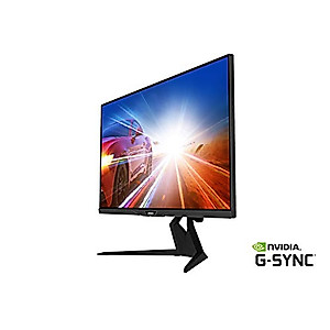 AORUS FI27Q 27" 165Hz 1440P NVIDIA G-SYNC Compatible IPS Gaming Monitor, Built-in ANC, 2k Display, 1 ms Response Time, HDR, 95% DCI-P3, 1x Display Port 1.2, 2x HDMI 2.0, 2x USB 3.0
