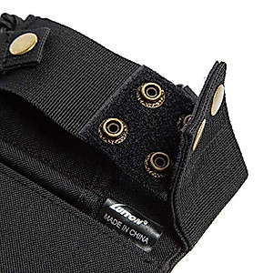 Radio Shoulder Holster Chest Harness Holder Vest Rig for Two Way Radio Chest Front Pack Pouch Walkie Talkie Case with Front Pouches for Kenwood Arcshell Retevis Baofeng UV-5R F8HP UV-82 888S (Black)