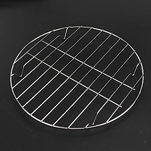 Operitacx 2pcs Stainless Steel Griddle Grilling Accessories BBQ Portable Campfire Grate Hibachi Grill Pizza Ovens for Outside Pizza Grill Practical Steak Grilling Rack Cake Lip Gloss