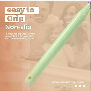 Three-Sided Soft Hair Tooth Toothbrush, Effective Wrap-Around Design, Deeply and Thoroughly to Clean Teeth and Gums, Suitable for Adults and Children(Random Color Sent) (2pcs)