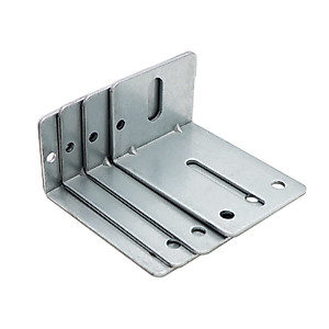 Garage Door Track Jamb Bracket, J6 Heavy Duty Track Bracket with 12 Gauge Steel, Garage Door Parts for Garage Door Reinforcement (4 Pack)