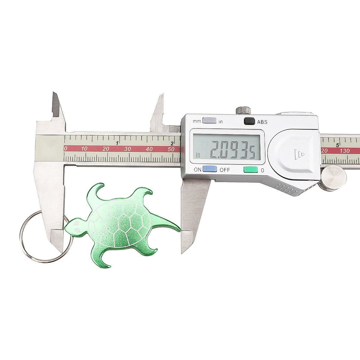 Swatom Turtle Aluminum Alloy bottle opener keychain Creative Gifts Accessories (1, Green Turtle)