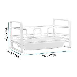 Sponge Holder, Tomorotec Sponge Drain Rack Holder Kitchen Storage Basket for Kitchen and Bathroom Kitchen Sink Caddy Sink Hanging Storage Box