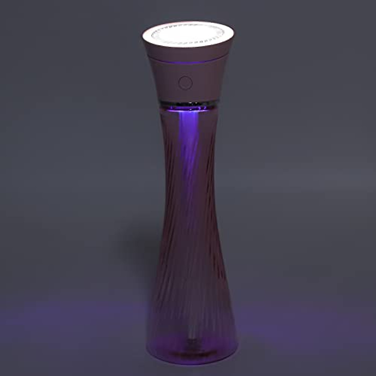 USB Humidifier, Desk Humidifier Ultrasonic Operation USB Charging Durable Compact for Office