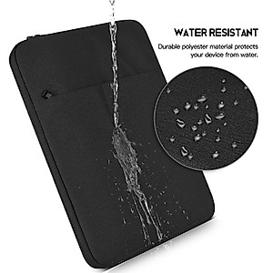 17.3 inch Laptop Sleeve Case for HP Envy 17 17t/Pavilion 17/Omen 17, Acer Predator 17/Aspire 7, Dell Inspiron 17/Dell G3 G7 17, Lenovo Ideapad 17, Water-Resistant Computer Sleeve 17 inch Laptop Bag