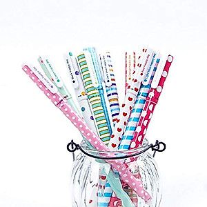Colorful Pens Gel Ink Pen Set 0.5 mm Multi Colored Roller Ball Fine Point Ballpoint Pen, Cute Pens for School Writing journaling Sketching Doodling,Kids Girls Students Stationery Gift Set