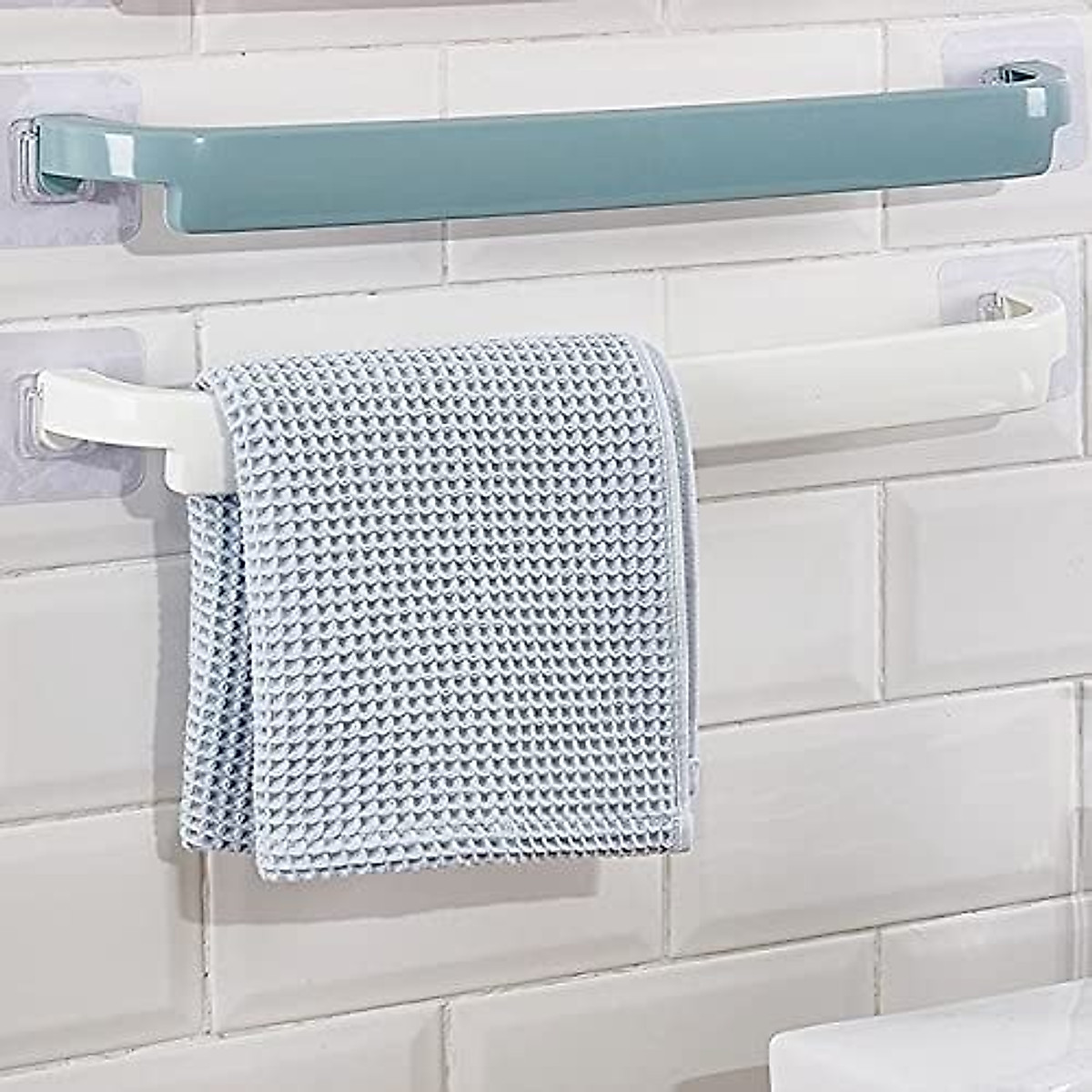 Towel Rack Towel Bar Towel Holder Rack Wall Mounted Kitchen Accessories 44/53.5cm Towel Hanger Bathroom Storage Cupboard Door Bath Hanger Towel Shelf Towel Stand (Color : E)
