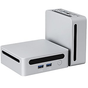 KingnovyPC 8K Mini PC AMD Ryzen 7 3750H Windows 11(8C/16T, up to 4.5 GHz), Barebone, Mini Desktop Computer, Type-C/2*HDMI Output, 4*USB 3.0, WiFi 6 BT 5.2