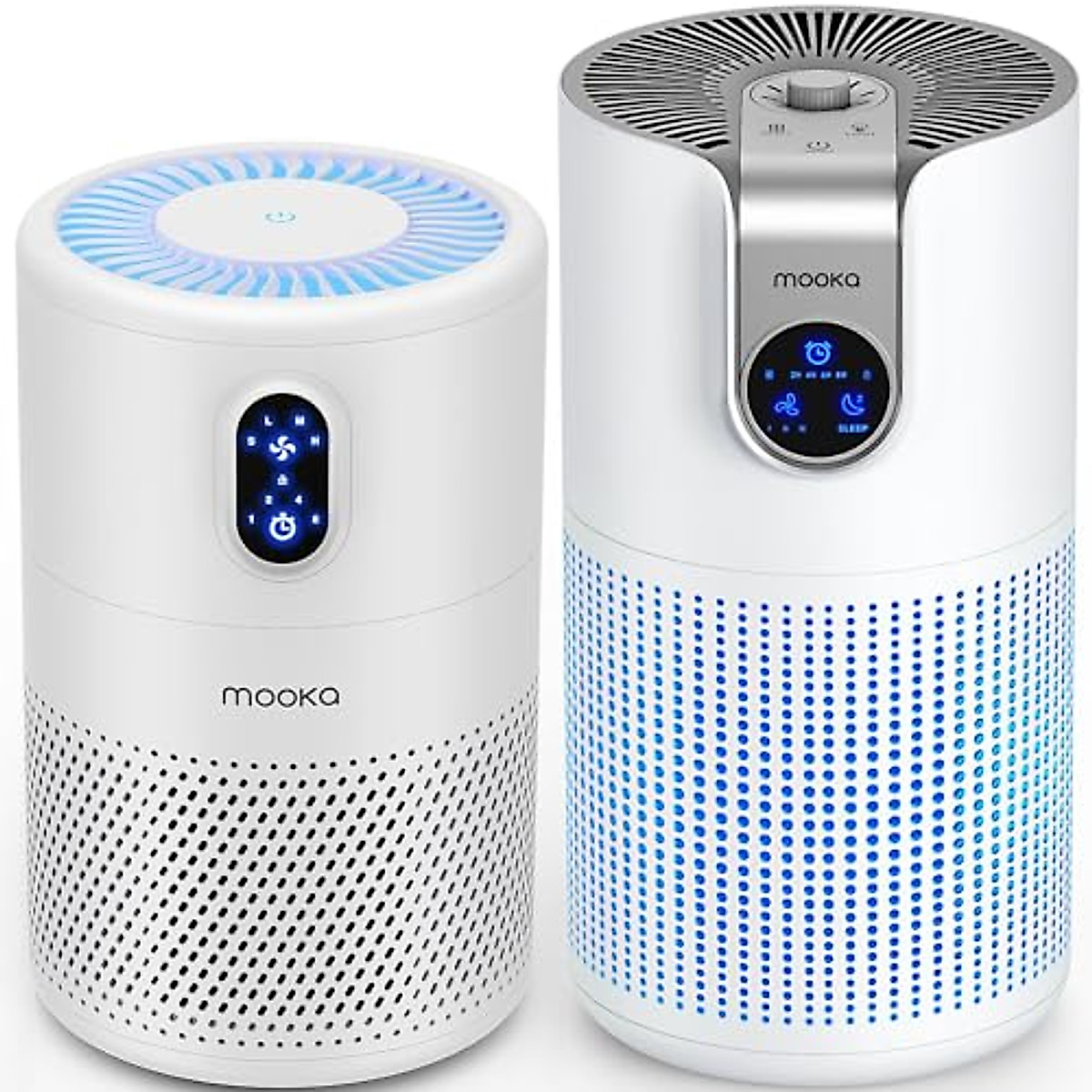 MOOKA B-D02L + M03 Air Purifiers for home large room Combo