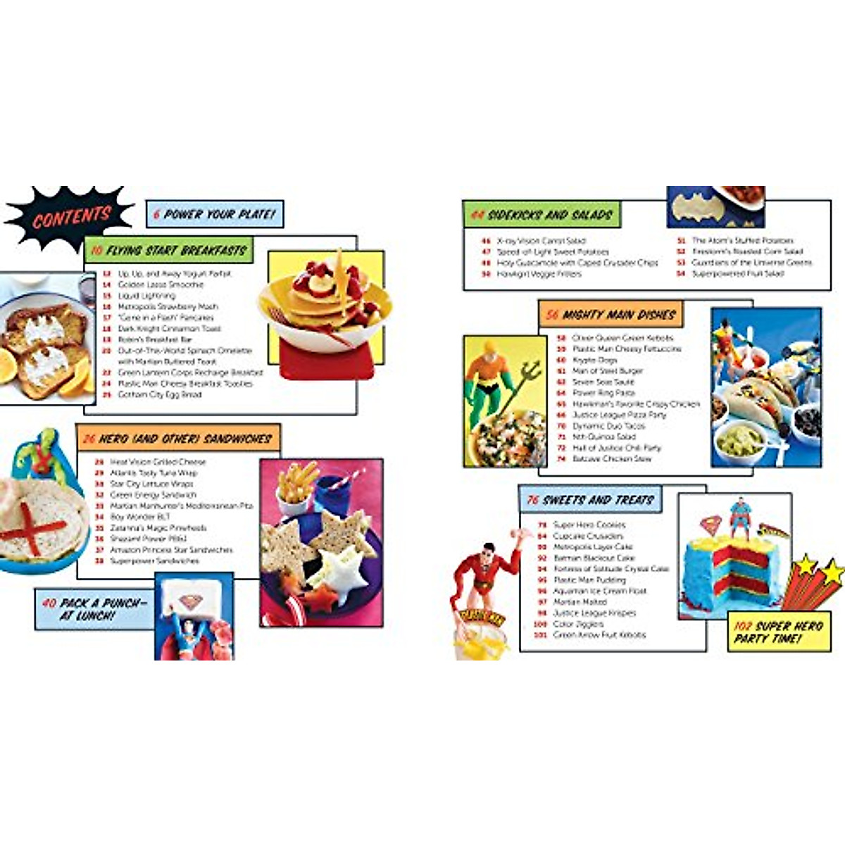 The Official DC Super Hero Cookbook: 60+ Simple, Tasty Recipes for Growing Super Heroes (10) (DC Super Heroes)