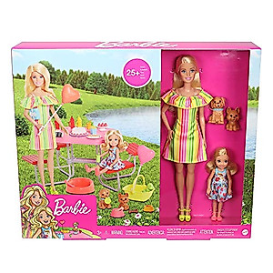 Barbie dolls Puppy Picnic Party