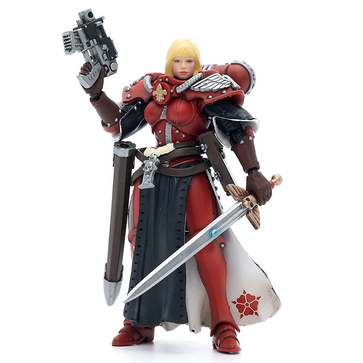 HiPlay JoyToy Warhammer 40K Adepta Sororitas Battle Sisters Order of The Bloody Rose Sister Superior Kamina 1:18 Scale Collectible Action Figure