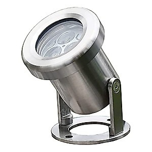 AMDHZ 3W Underwater Lights 304 Stainless Steel Waterproof IP68 Pool Lights Garden Pond Lights for Fountain Fish Pond Underwater (Color : White Light, Size : 220V)