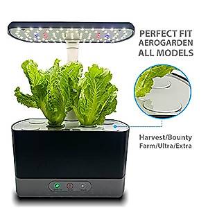 Ulrempart Plant Spacer Kit (25 Pack) for AeroGarden Plant Deck Openings, Platform Cover Lid Accessories, Compatible with Harvest, Bounty, Farm, Extra, Ultra All Models Grow Deck Openings, Gray Color