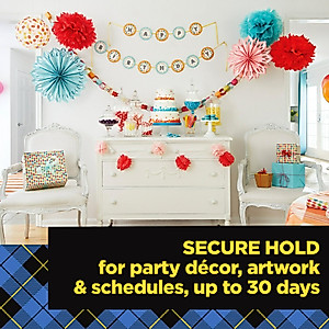 Scotch Wall-Safe Tape, 2 Dispensered Rolls, Sticks Securely, Removes Cleanly, Invisible, Designed for Displaying, Photo Safe, 3/4 in x 600 in (183-DM2)