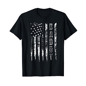 Silver Line Corrections Officer Daddy Father T-Shirt