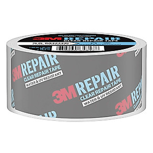3M Clear Repair Tape, 1.88 inch by 20 yards (Pack of 2)