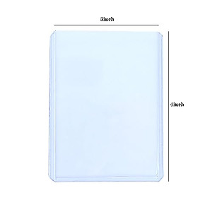 Vctitil 25 pcs Top Loader Collectible Card Baseball Card Holder Gaming Trading Card Card Holder Card
