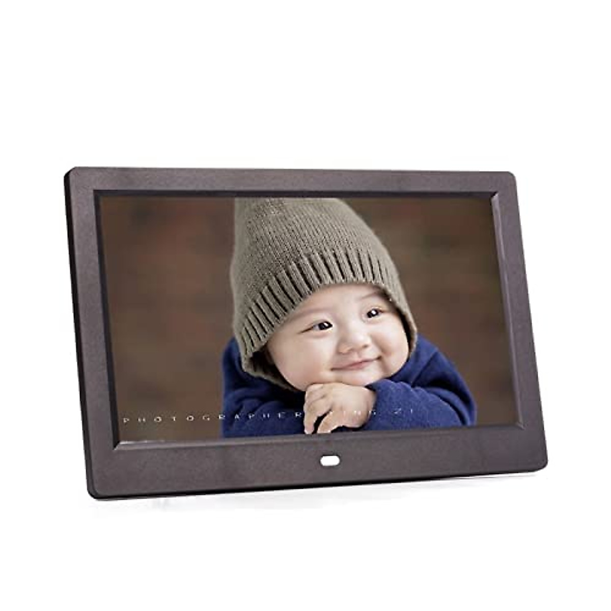 10 Inch Screen LED Backlight HD 1024 * 600 Digital Photo Frame Electronic Album Picture Music Movie Full Function Good Gift (Color : Black 32GB, Size : EU Plug)