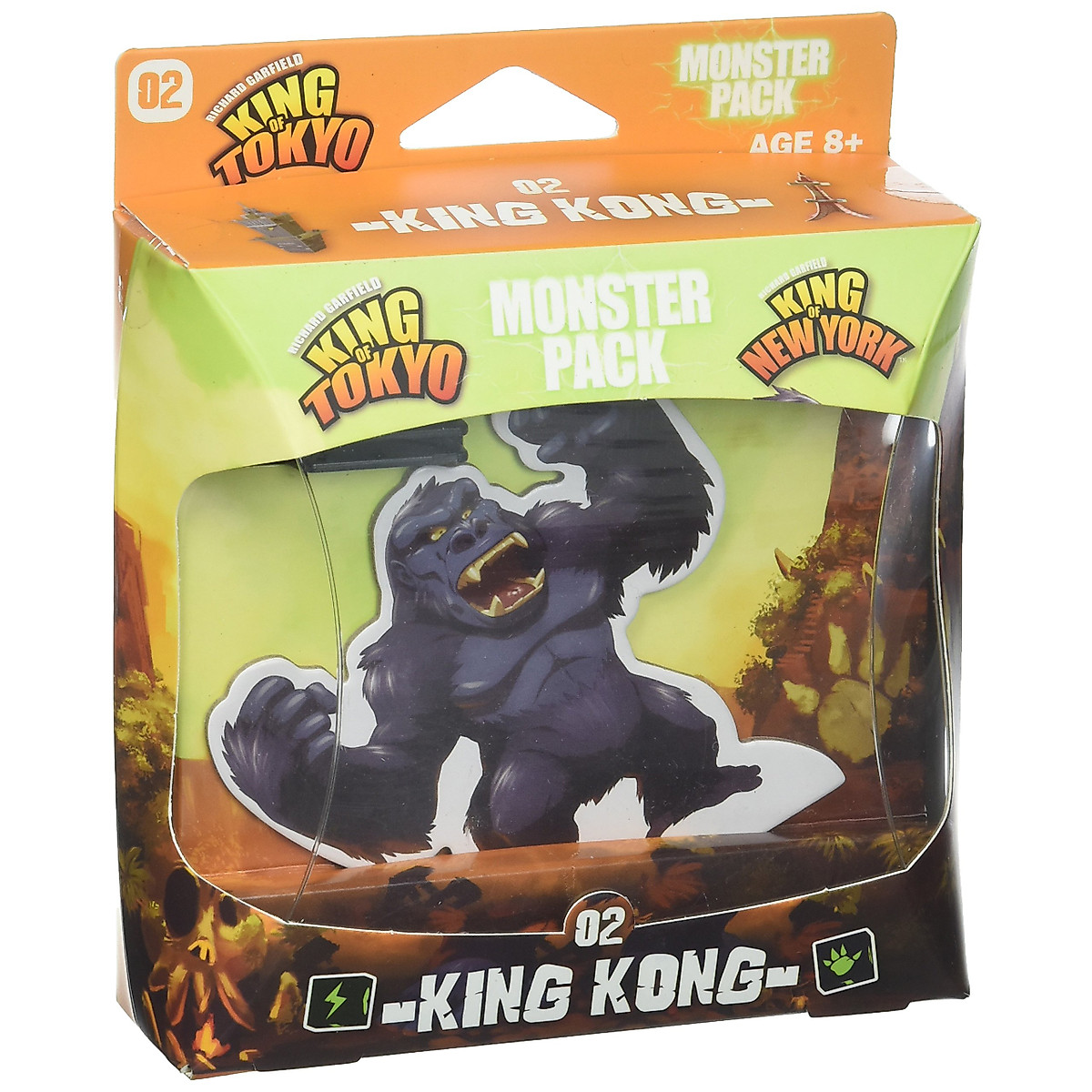 IELLO: Monster Pack King Kong Expansion, Strategy Board Game, Introduces King Kong Into The Roster, 2 to 6 Players, 30 Minute Play Time, Ages 8 and Up