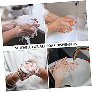 Cabilock 5 pcs Water Tray Foaming Soap Drip Tray Hand soap drip Holder soap Catcher Tray Wall Mount Spray Drip Tray Foam Hand soap Dispenser Hotel Droplet Tray Plastic Water Receiver Liquid