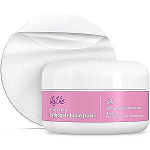LaVie™ Hydrogel Nipple Pads for Breastfeeding - Nipple Cooling Gel Pads for Breastfeeding, Hydrogel Pads for Sore Nipple Relief Breastfeeding - Aloe Vera Infused Nipple Gel Soothing Pads -