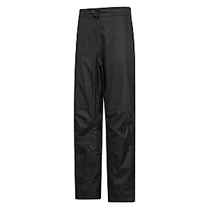 Mountain Warehouse Spray Womens Waterproof Overpants - Regular Length Black 2