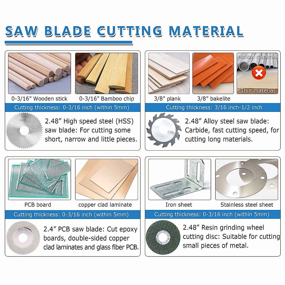 MXBAOHENG Mini Table Saw S3 Portable Precision Craft Table Saw, 1/2" Adjustable Cut Depth, Seven Speed Adjustable Power Supply, Small Hobby Table Saw for Miniature Wood Craft Cutting