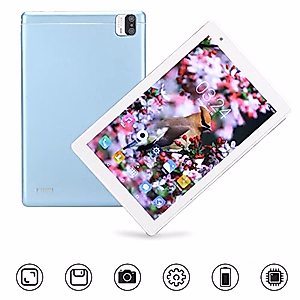 VINGVO Tablet, 2GB RAM 32GB ROM 8.0 Tablet Octa-Core Processor 8 IPS Display for Home (US Plug)